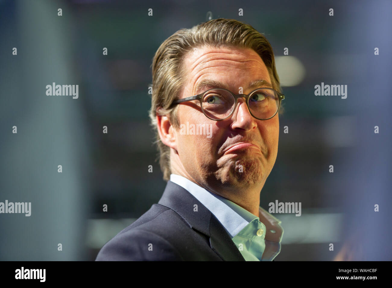 Cologne, Germany, August 20 2019, Gamescom: Federal Transport Minister ...