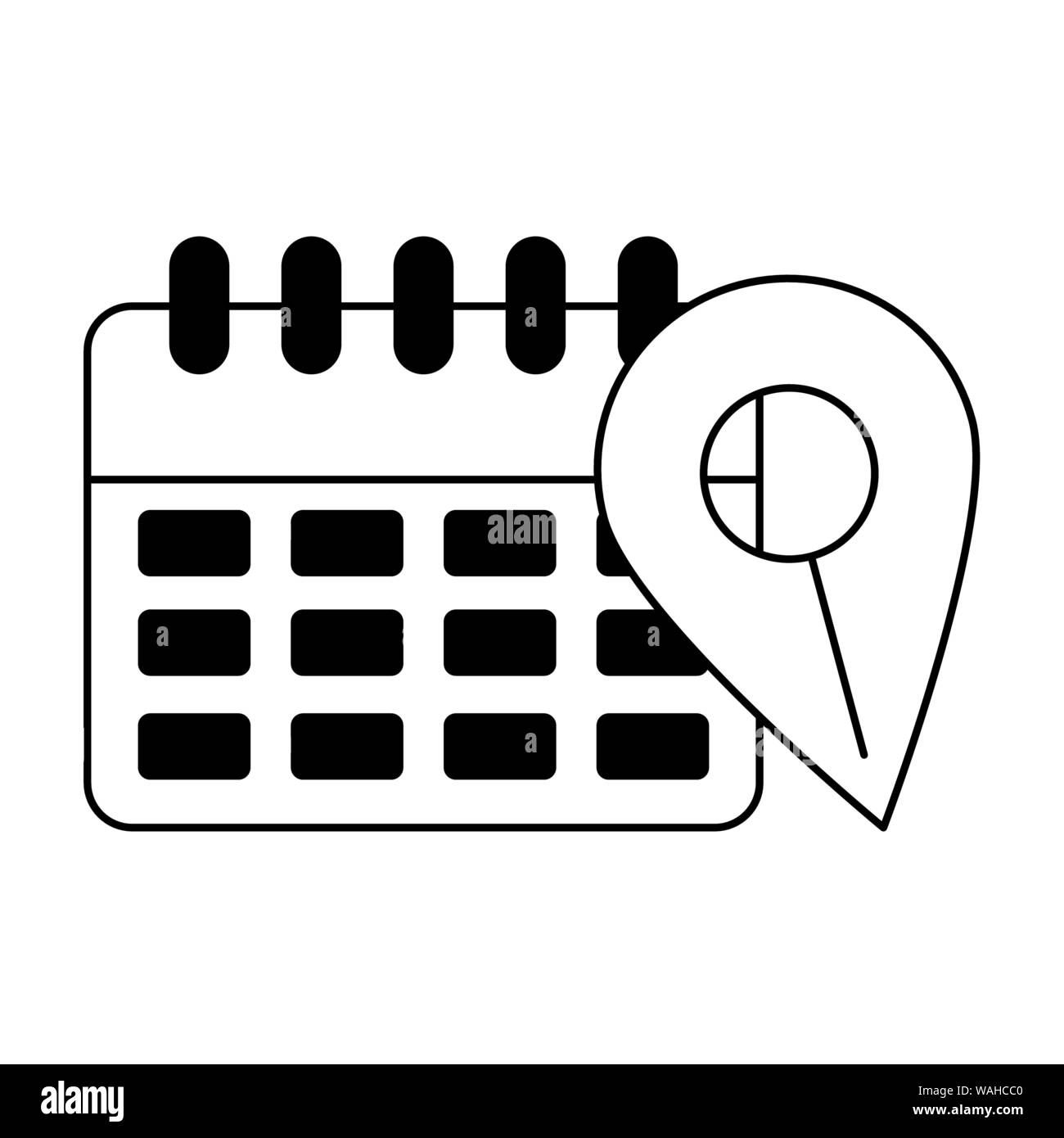 month calendar cartoon Stock Vector Image & Art - Alamy