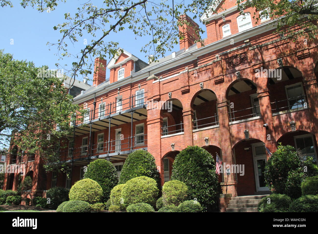 The Historic Building 100 at Fort Monroe National Monument, VA, USA ...
