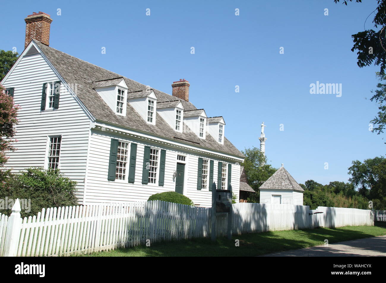 18th century colonial house america hi-res stock photography and images ...