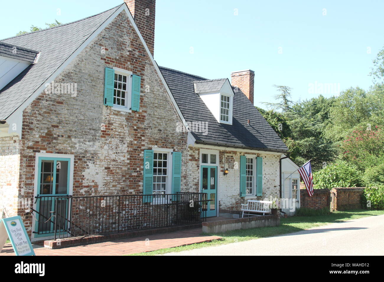 Historical structures in Colonial National Historical Park, in York ...