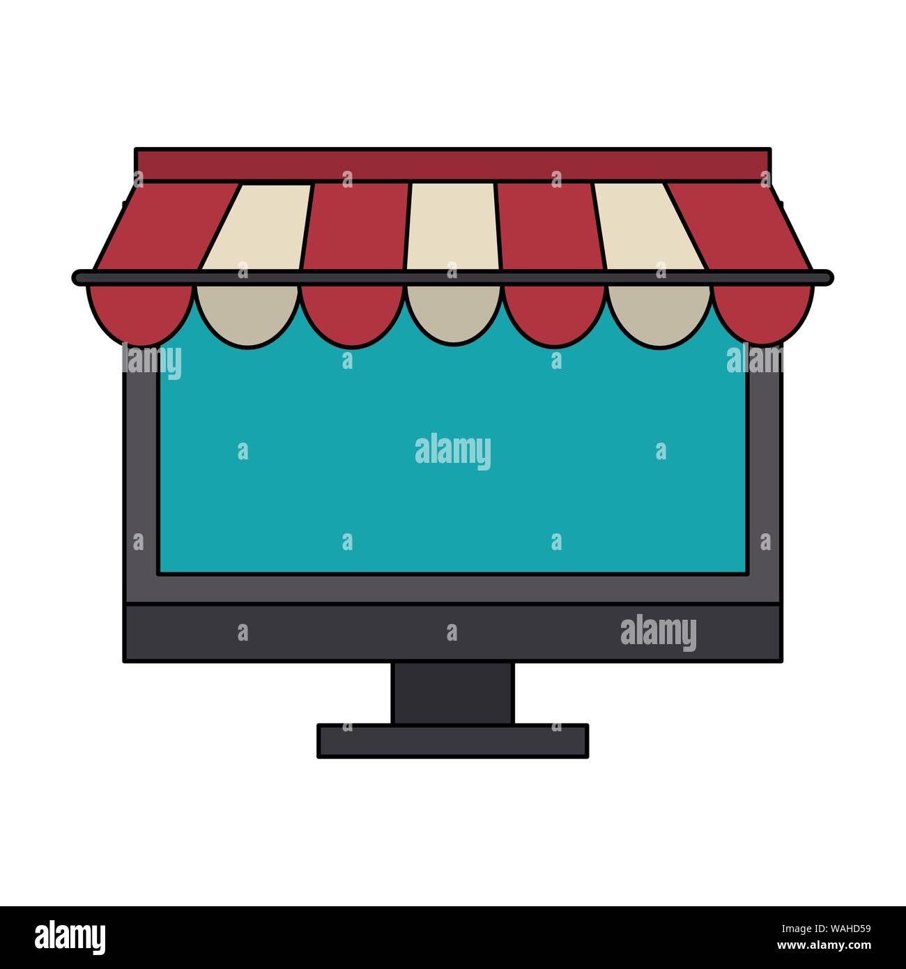 delivery commerce online sales cartoon Stock Vector Image & Art - Alamy