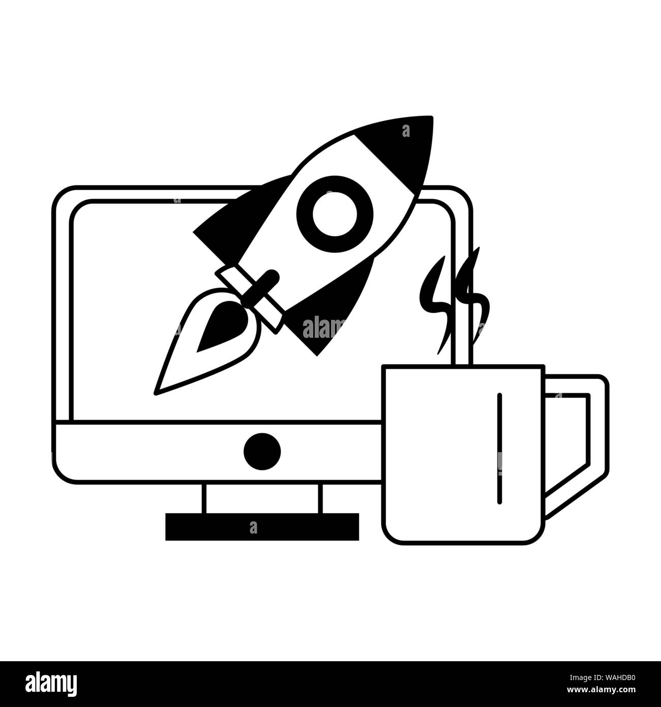 technology device cartoon Stock Vector Image & Art - Alamy