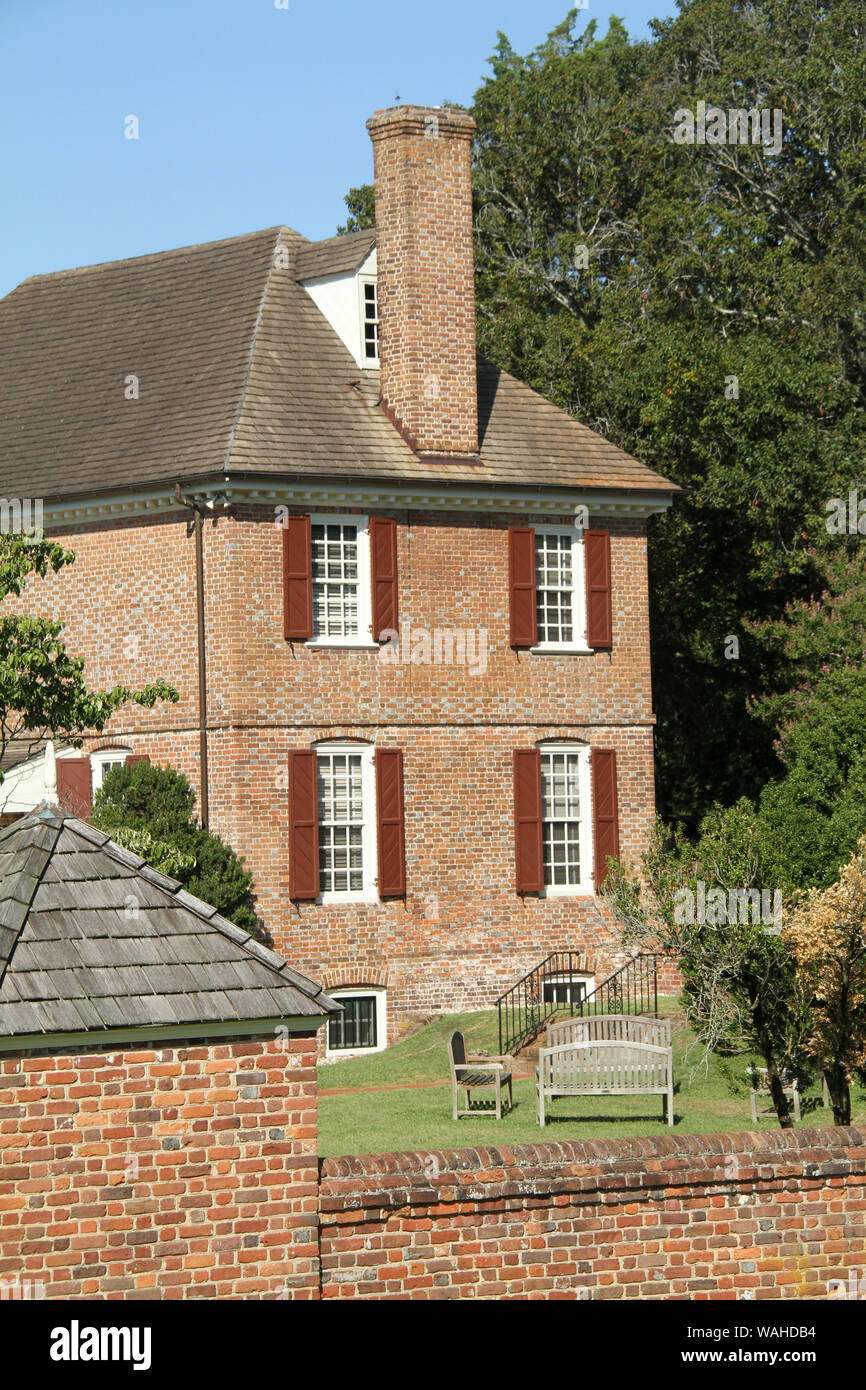 Historical structures in Colonial National Historical Park, in York ...