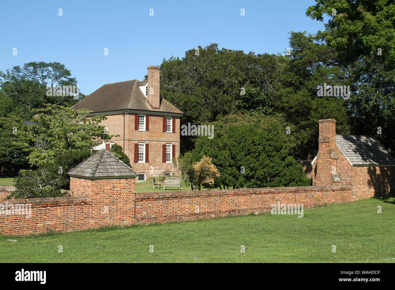 Historical structures in Colonial National Historical Park, in York ...