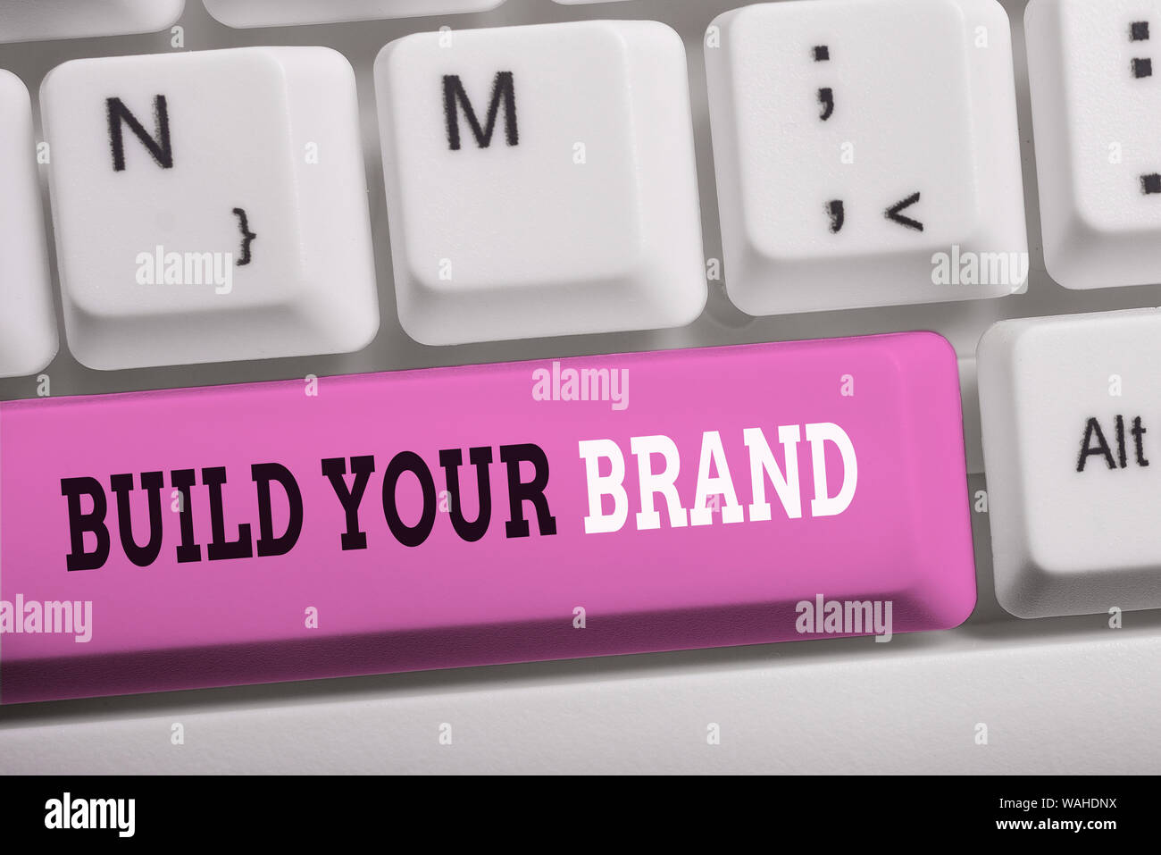 Word writing text Build Your Brand. Business photo showcasing enhancing ...