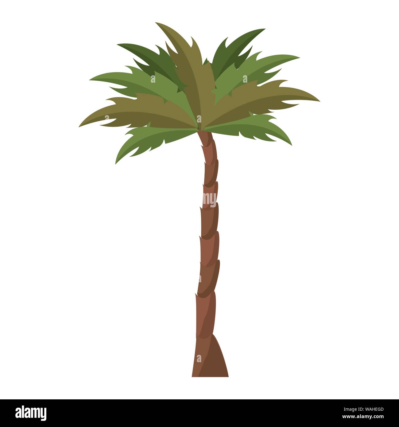 nature palm tree environment cartoon Stock Vector Image & Art - Alamy