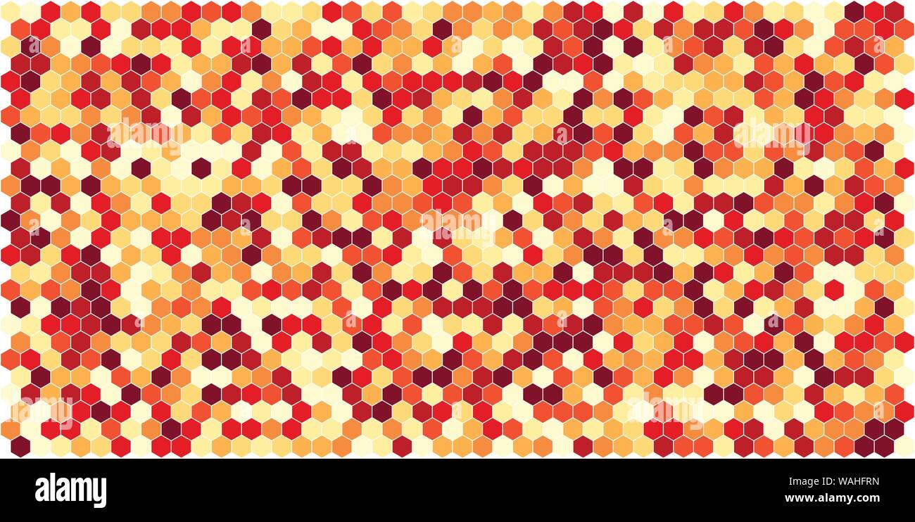 Hexagon grid background texture pattern colorful . Honeycomb vector background. Isometric ...