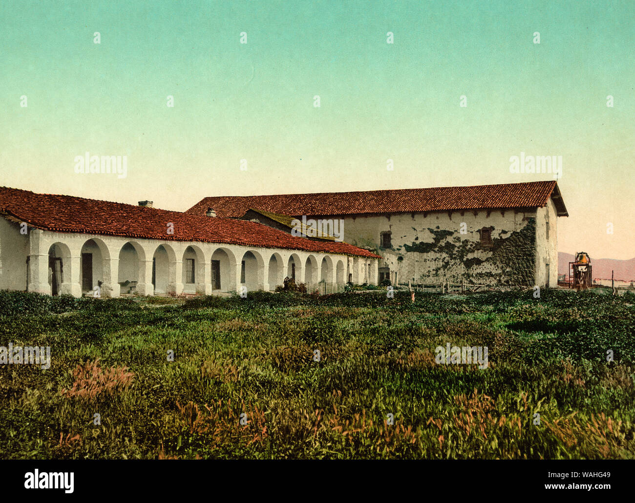 Mission San Miguel, circa 1898 Stock Photo - Alamy