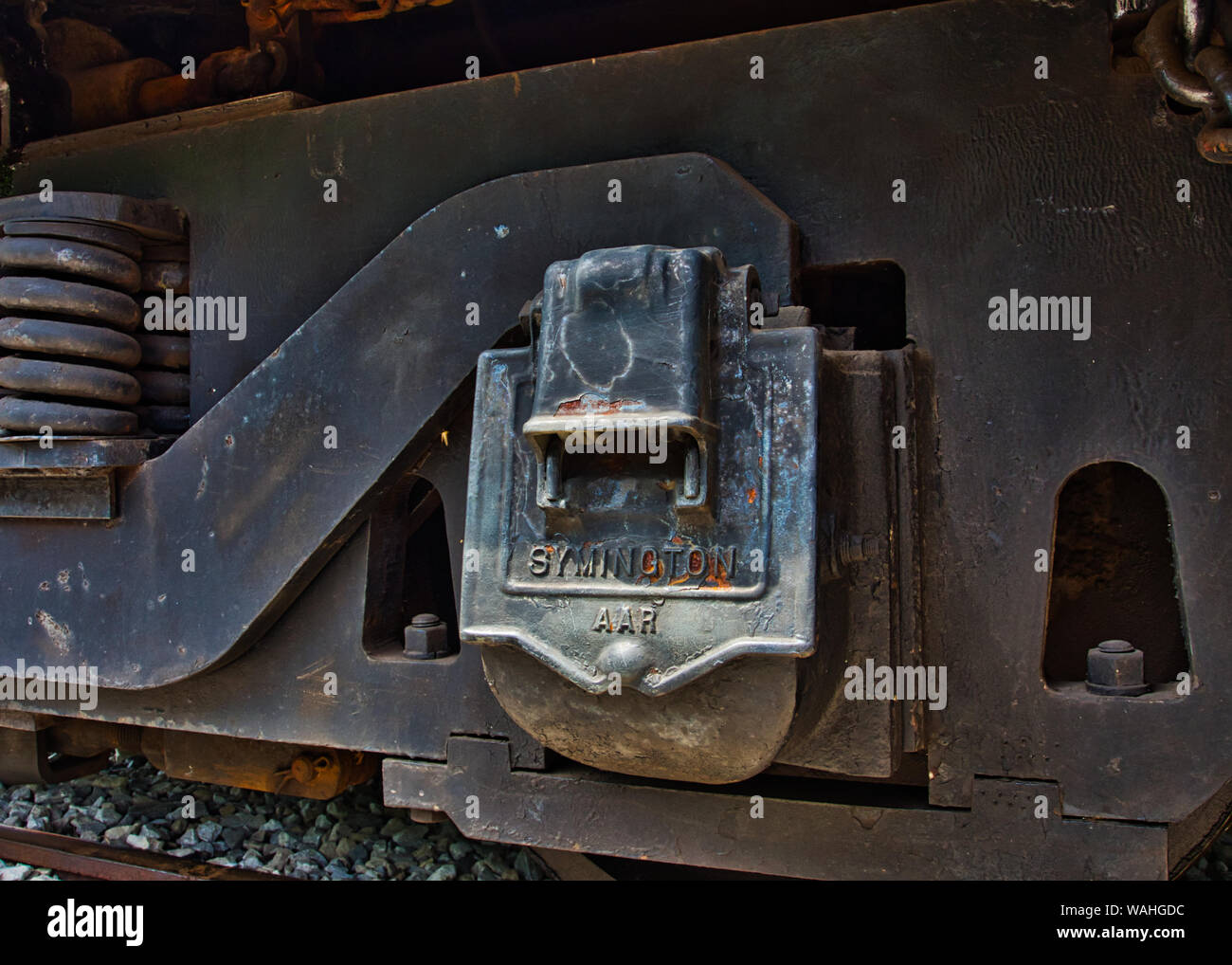 Railroad car carriage Stock Photo - Alamy