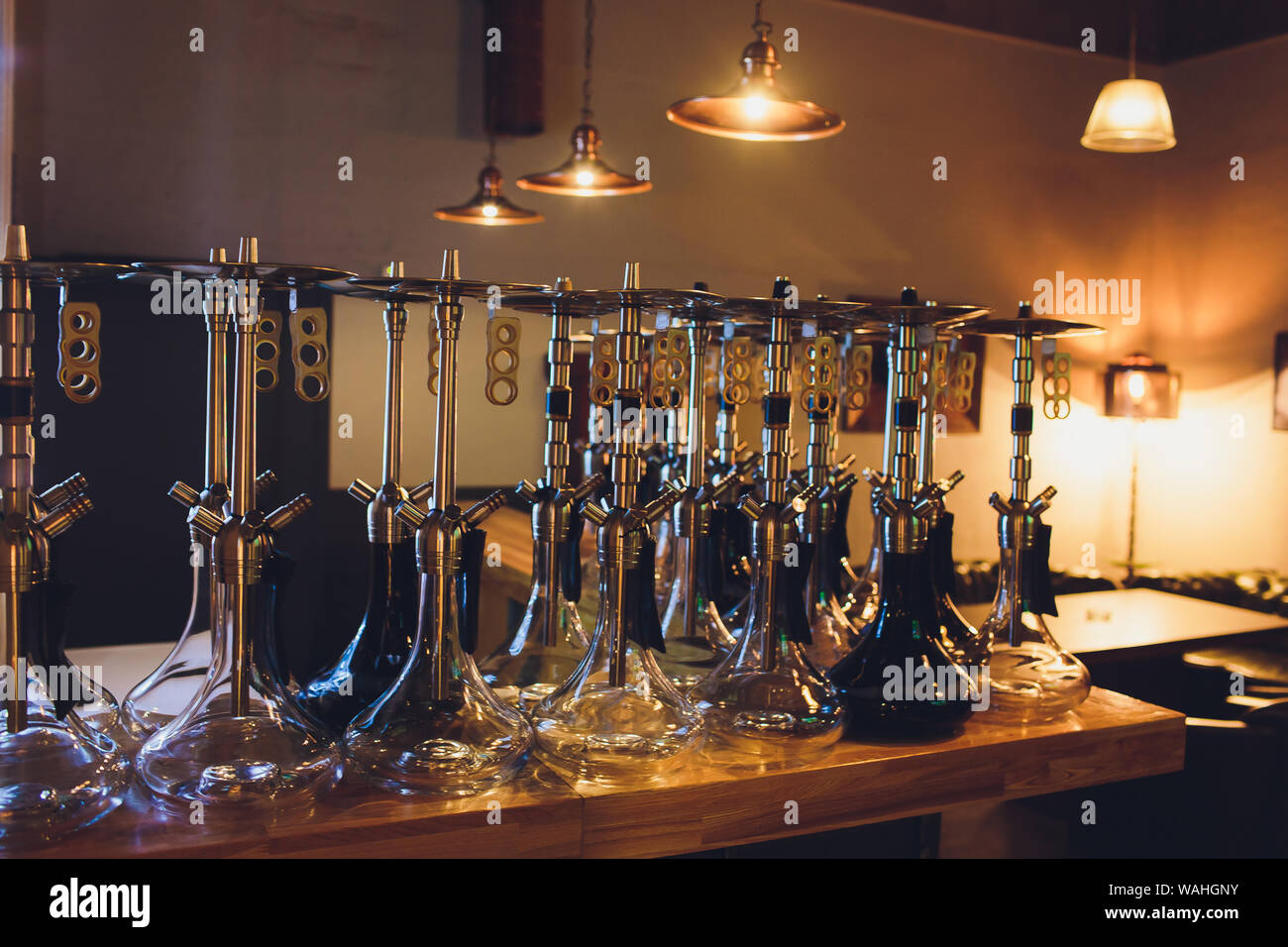 Traditional arabic shisha pipes water hi-res stock photography and ...