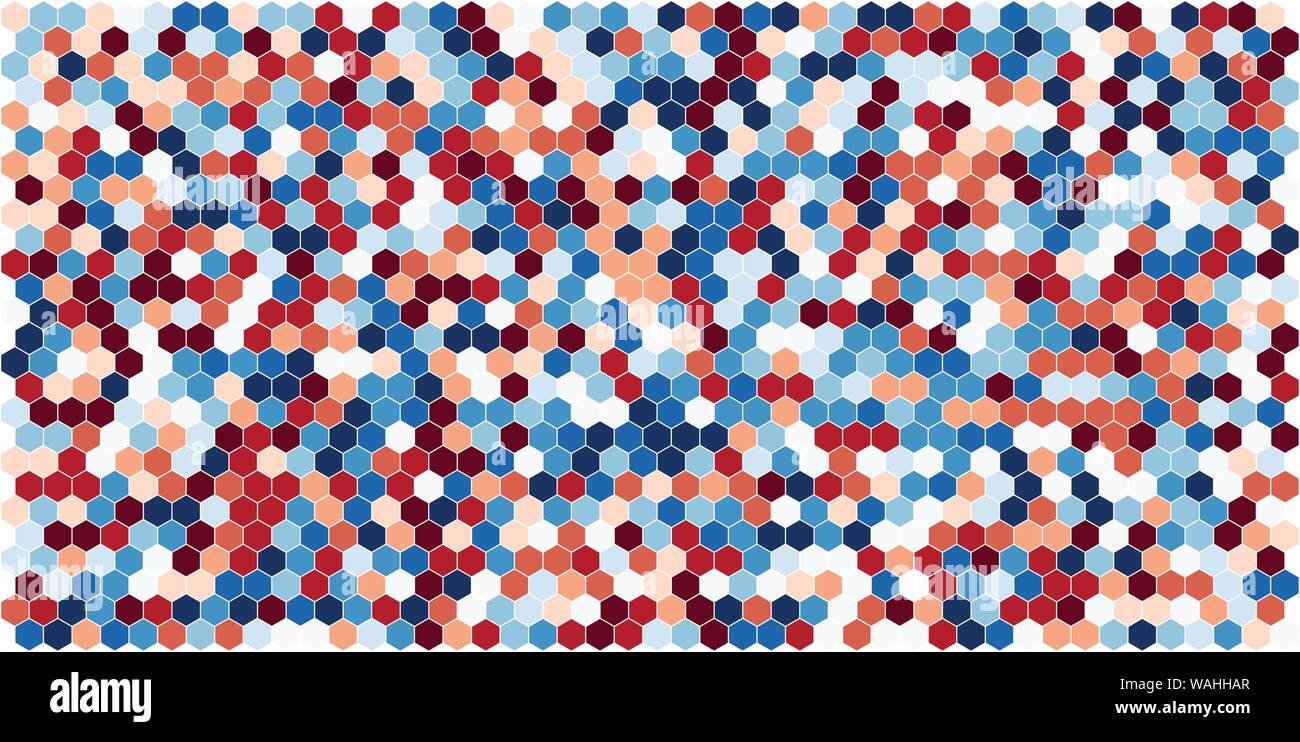 Hexagon grid background texture pattern colorful . Honeycomb vector ...