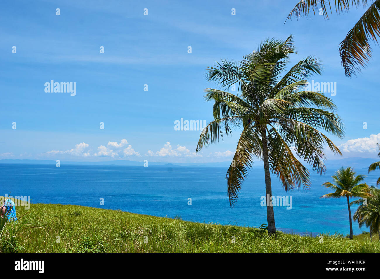 View over Tropical Island, Siargao Island Landscape Stock Photo - Alamy