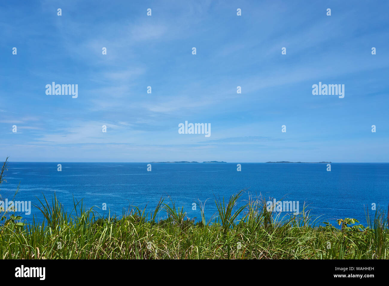 View over Tropical Island, Siargao Island Landscape Stock Photo - Alamy