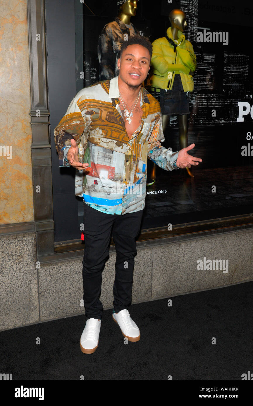NEW YORK, NY - AUGUST 19: Actor Rotimi Akinosho attends as Saks Fifth ...
