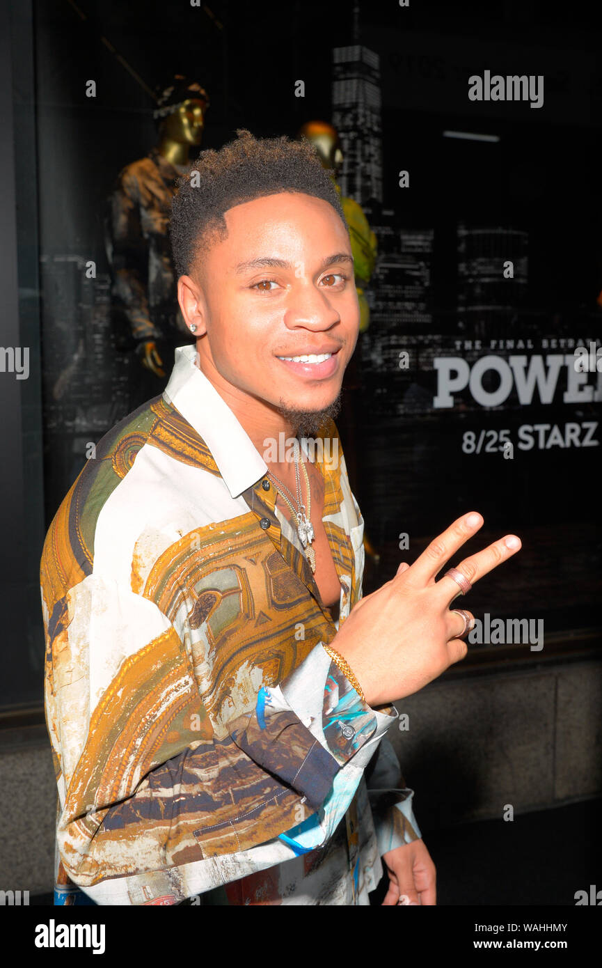 NEW YORK, NY - AUGUST 19: Actor Rotimi Akinosho attends as Saks Fifth ...