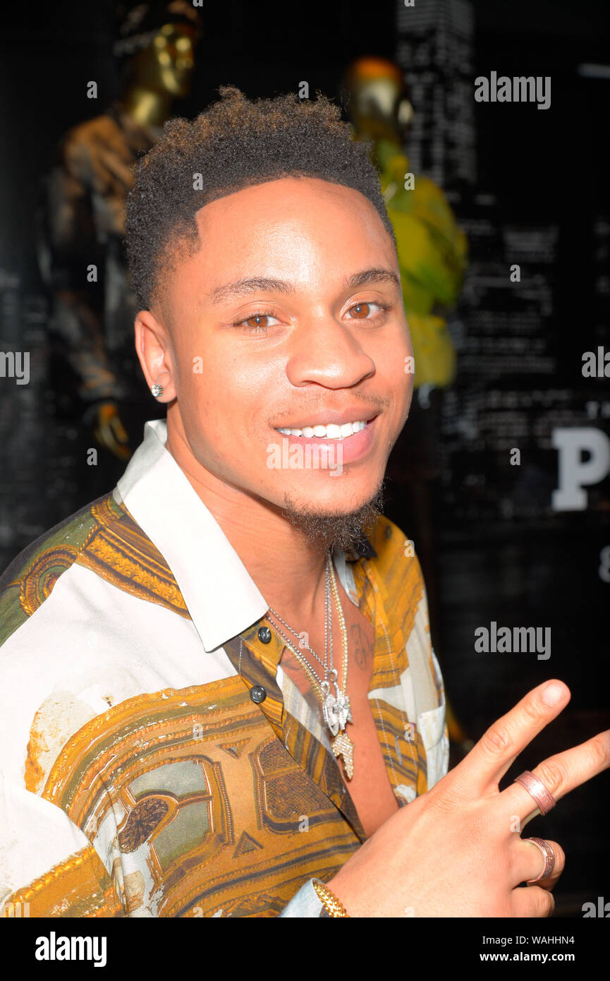 NEW YORK, NY - AUGUST 19: Actor Rotimi Akinosho attends as Saks Fifth ...