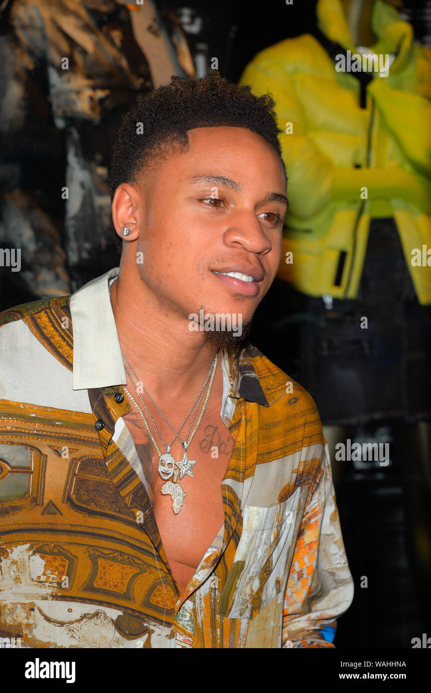 NEW YORK, NY - AUGUST 19: Actor Rotimi Akinosho attends as Saks Fifth ...