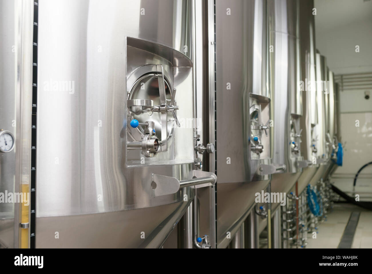 Stainless steel tanks hi-res stock photography and images - Alamy