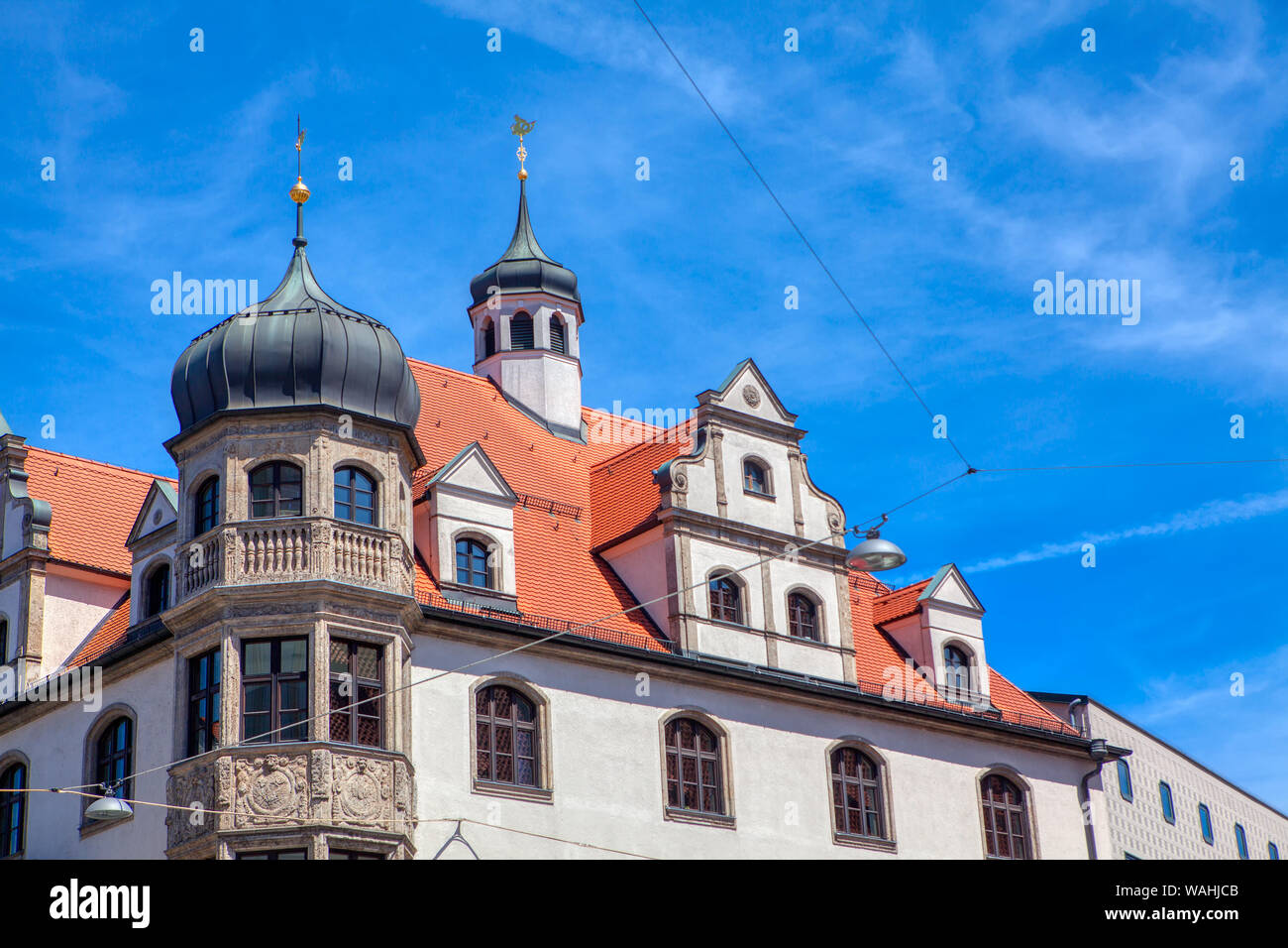 typical Munich downtown architecture , Germany Stock Photo - Alamy