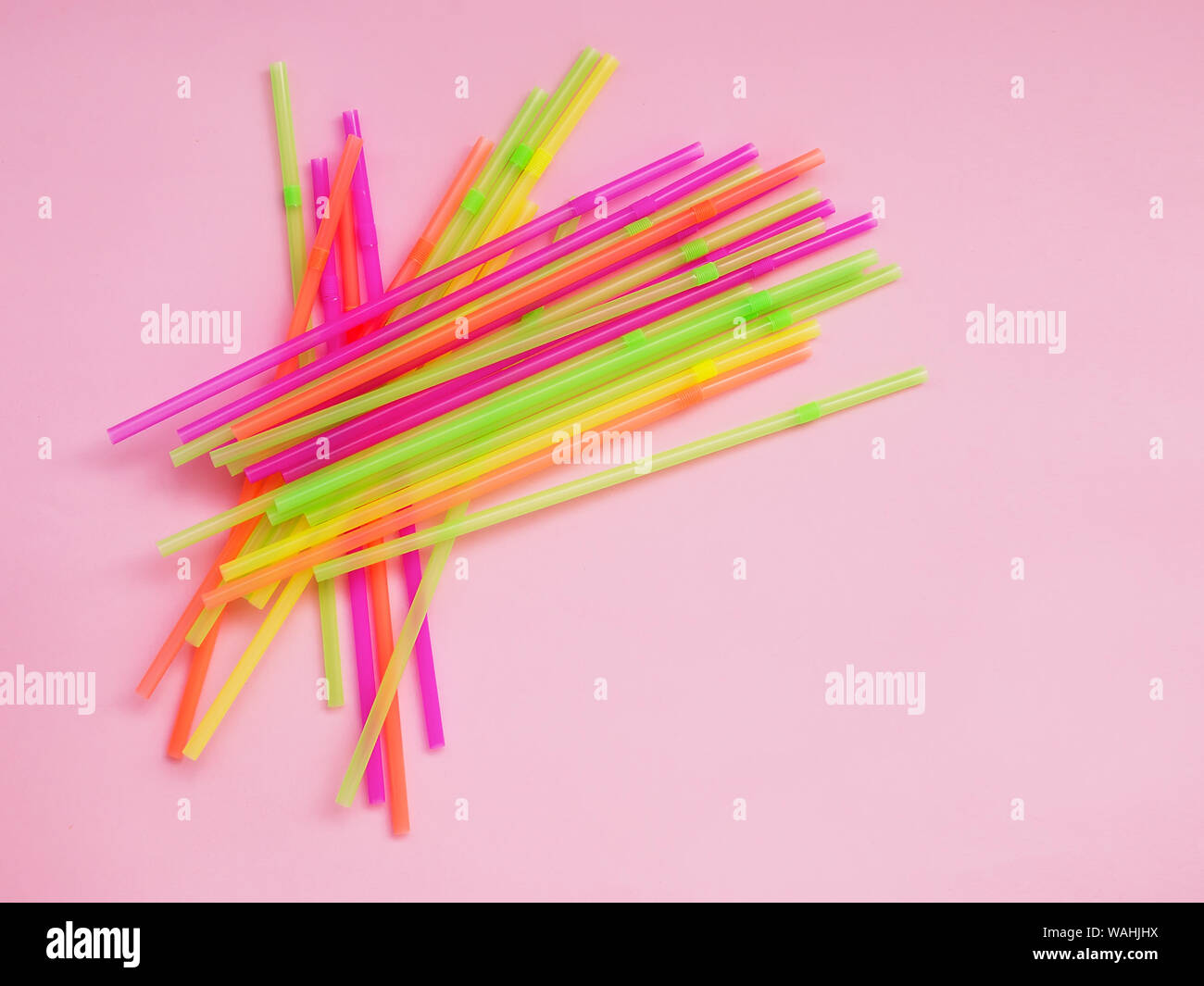 Neon straws hi-res stock photography and images - Alamy