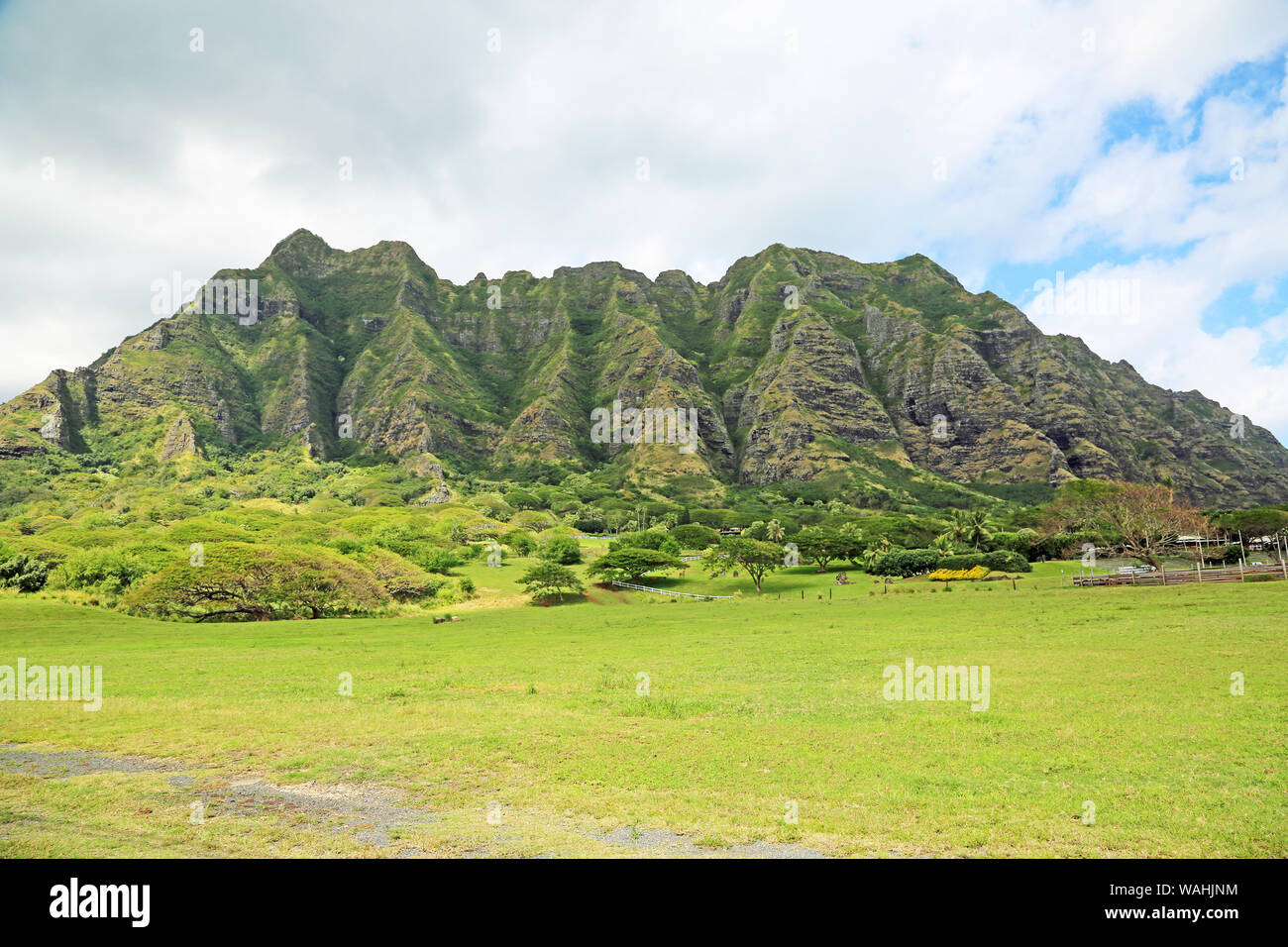 Kualoa Ranch, Hawaii Stock Photo - Alamy