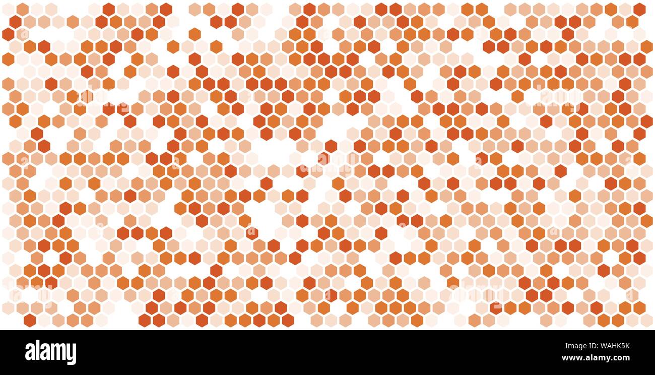 Hexagon grid background texture pattern colorful . Honeycomb vector background. Isometric ...