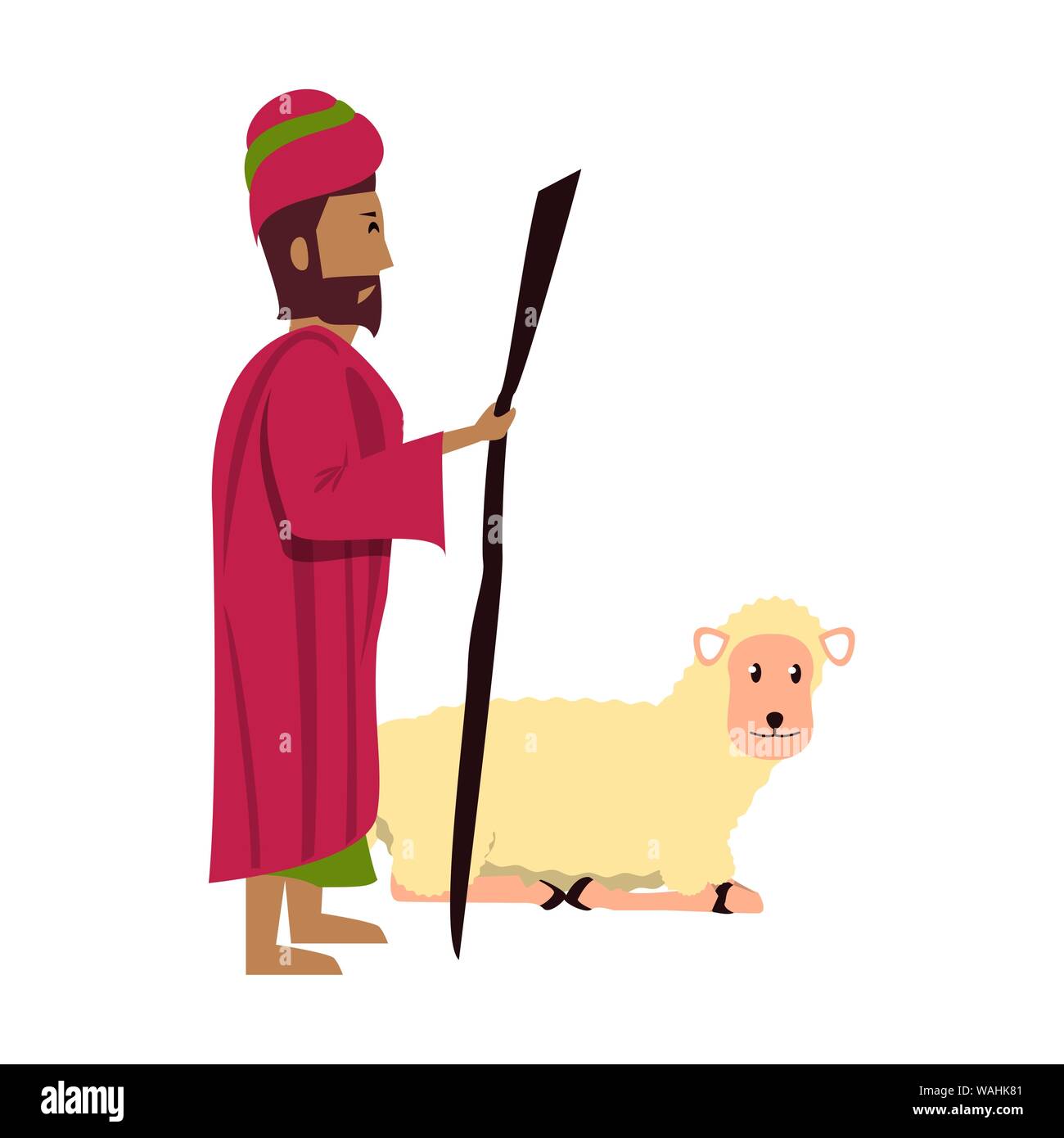 merry christmas nativity christian cartoon Stock Vector Image & Art - Alamy