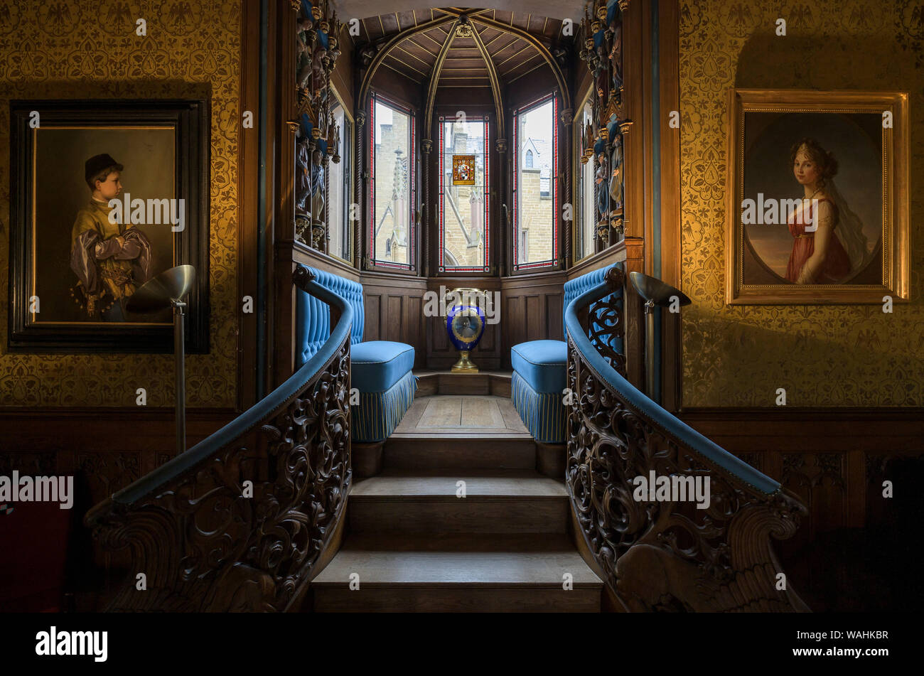 Hohenzollern castle, germany interior hi-res stock photography and ...