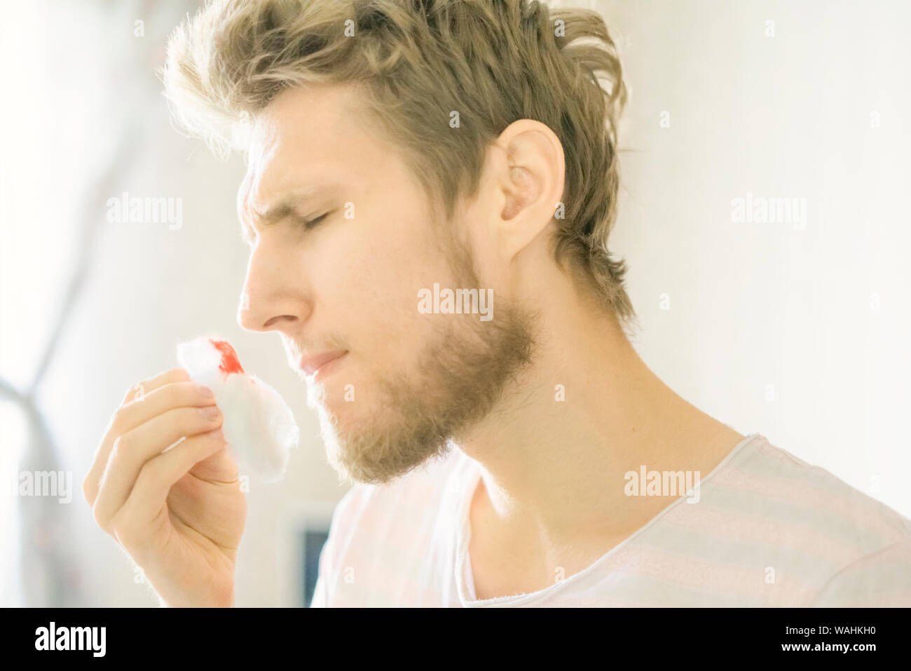 Nose bleed hi-res stock photography and images - Alamy