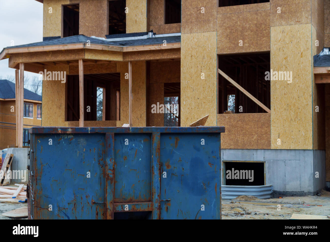 Construction site bins hi-res stock photography and images - Alamy