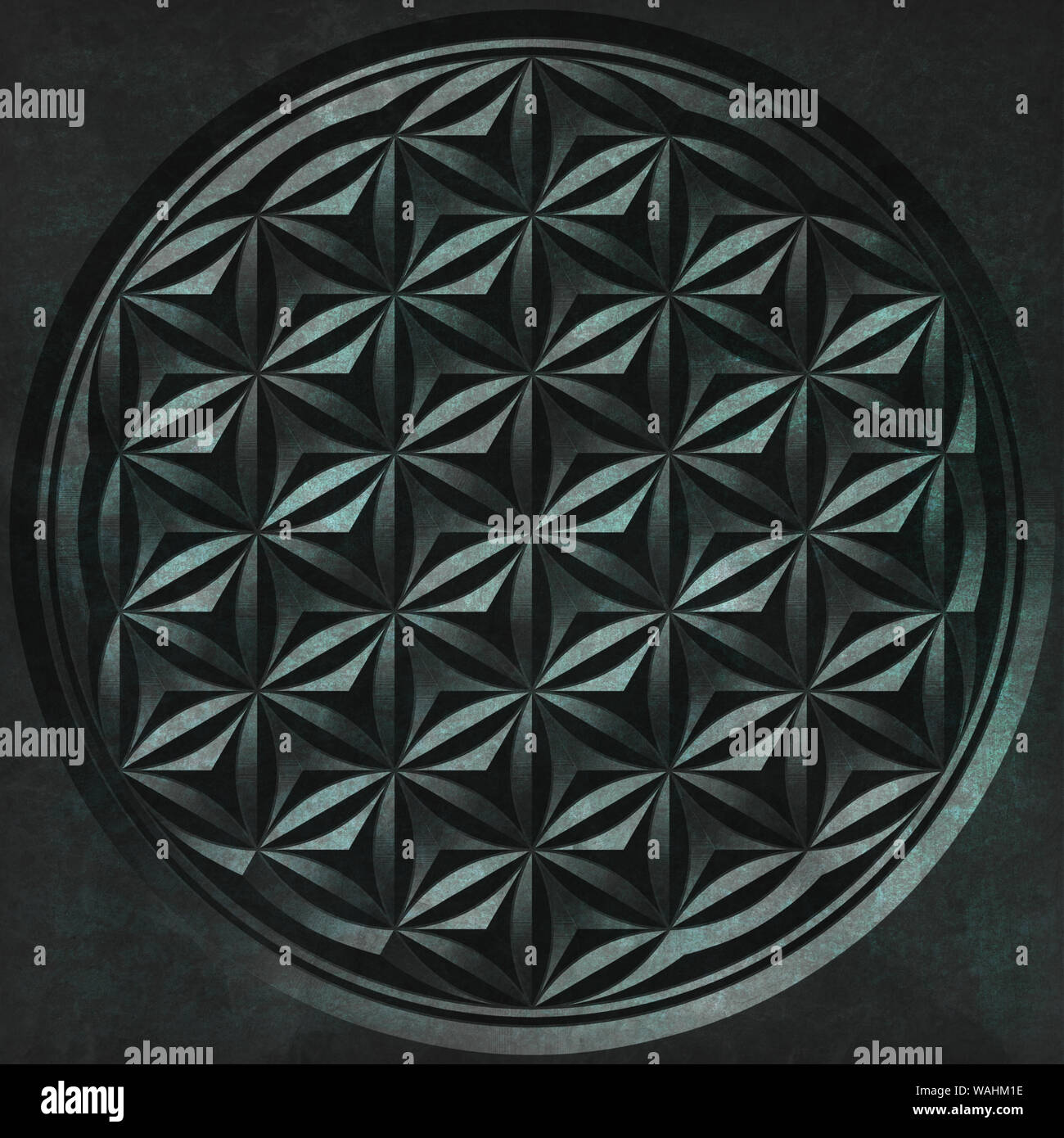 Flower of life symbol ancient hi-res stock photography and images - Alamy