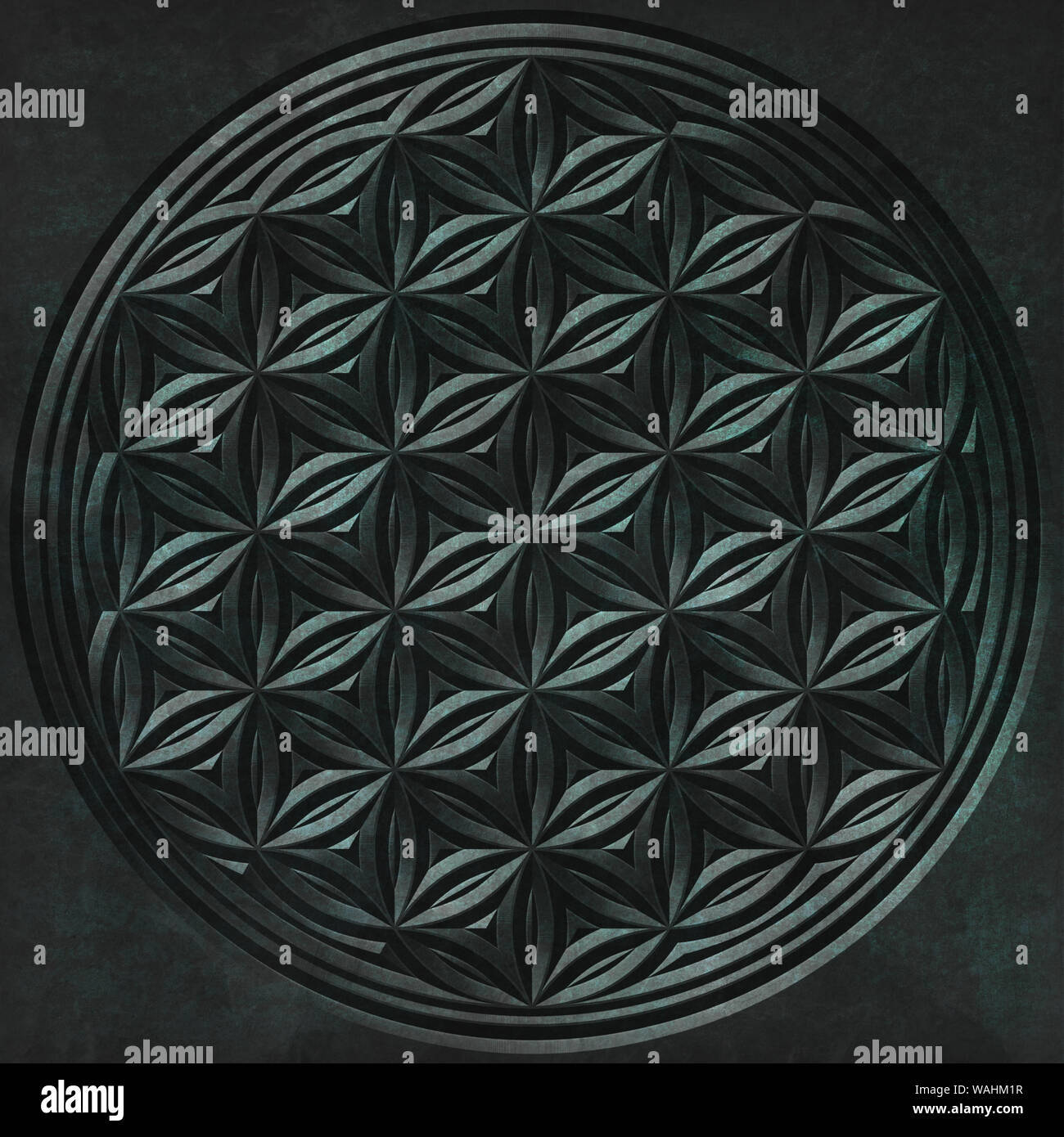 Flower of life symbol ancient hi-res stock photography and images - Alamy