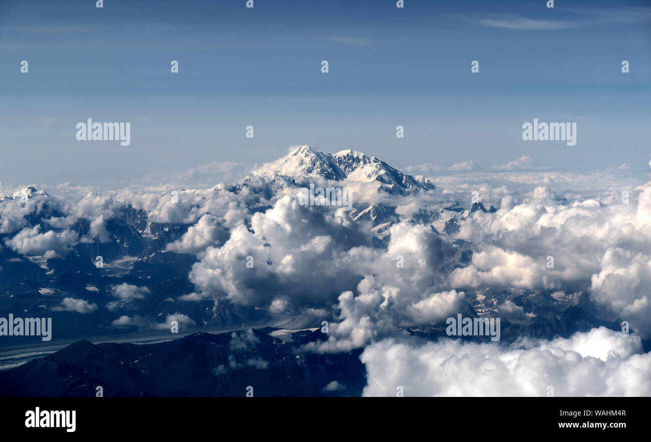 Aerial view denali hi-res stock photography and images - Alamy