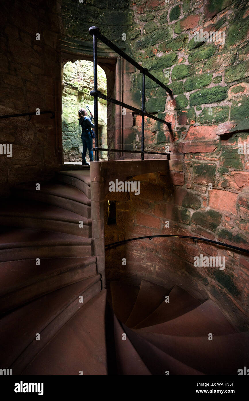 Inside caerlaverock castle hi-res stock photography and images - Alamy
