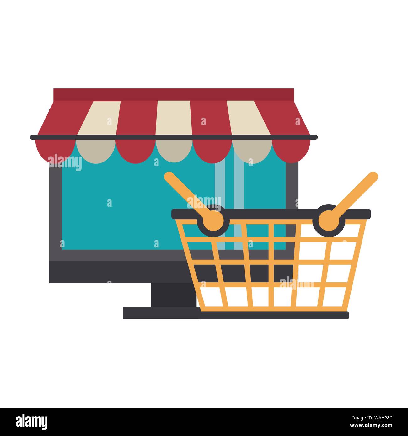 delivery commerce online sales cartoon Stock Vector Image & Art - Alamy