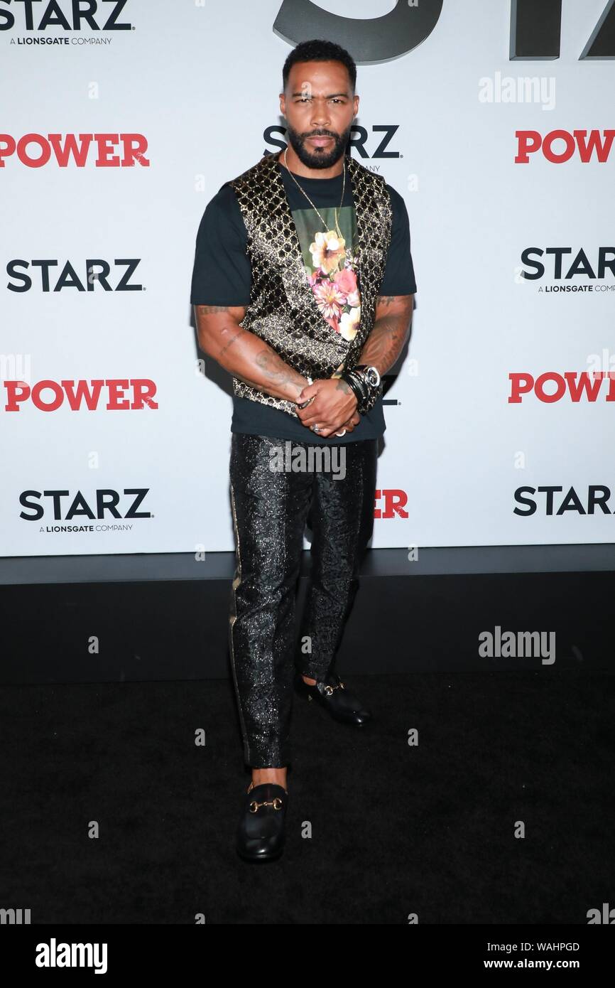 New York, NY, USA. 20th Aug, 2019. Omari Hardwick at arrivals for POWER ...