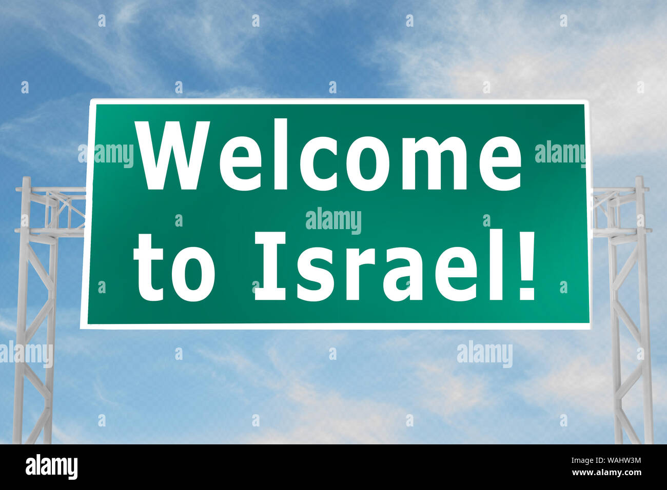 Welcome to jerusalem sign hi-res stock photography and images - Alamy