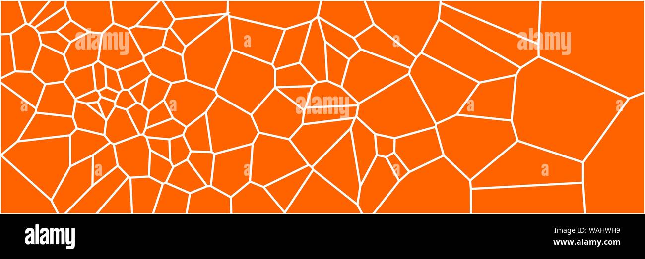 Stained glass colorful voronoi polygonal algorithm background, vector ...