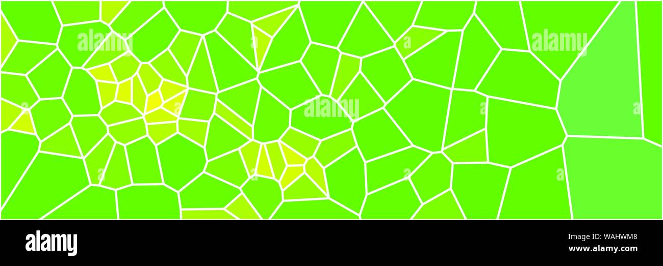 Stained glass colorful voronoi polygonal algorithm background, vector ...