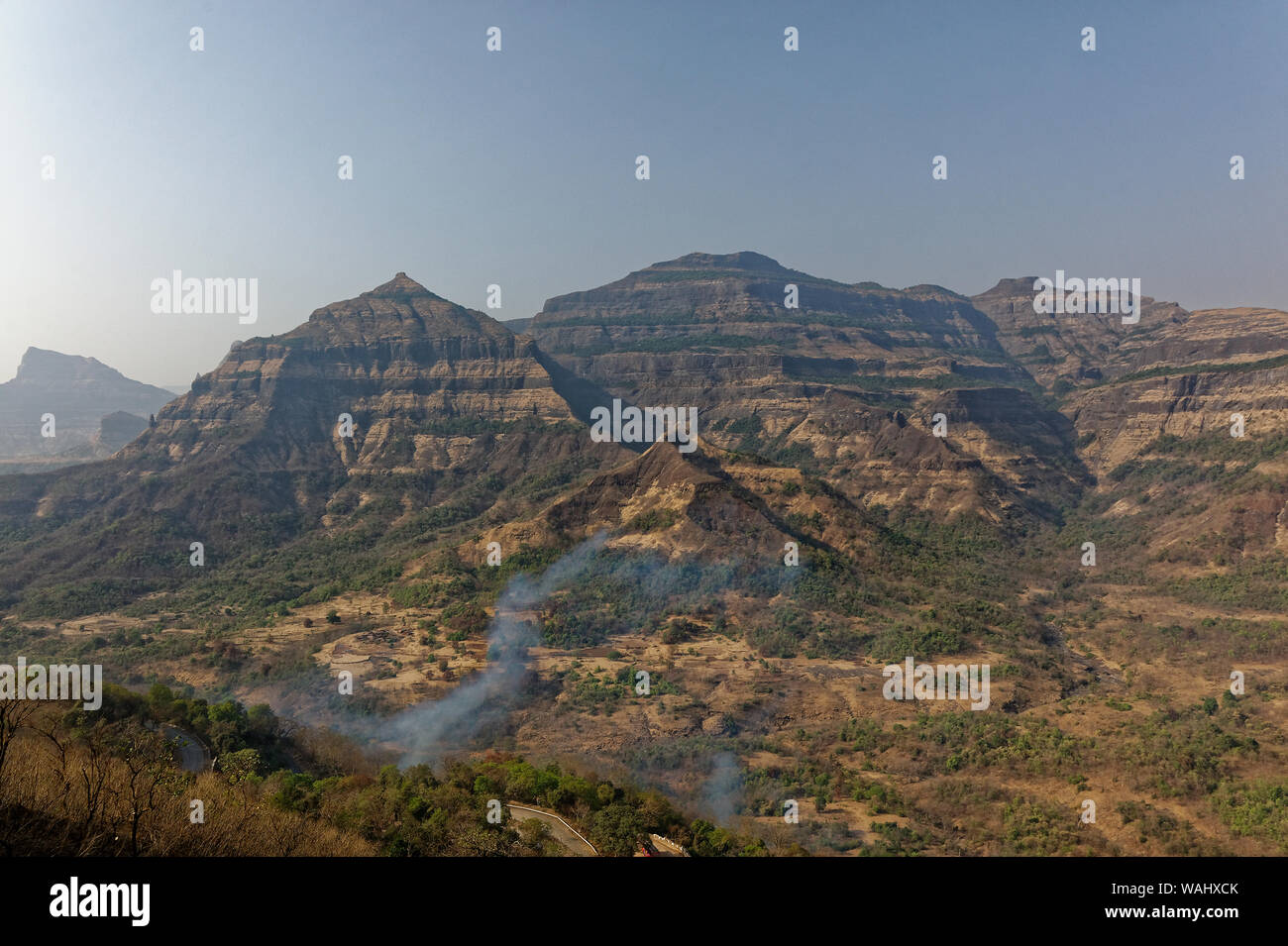 Nature of wilderness landscape with mountain ranges hi-res stock ...