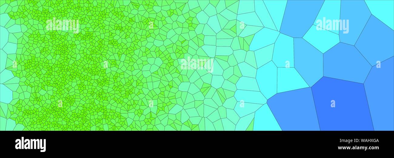 Stained glass colorful voronoi polygonal algorithm background, vector ...