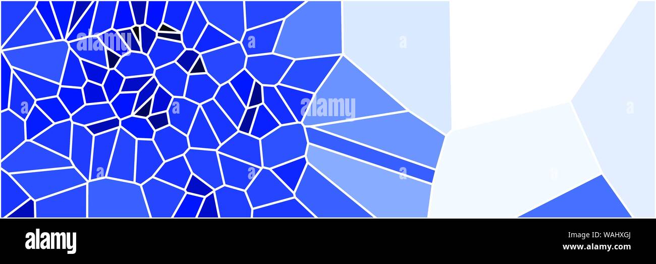 Stained glass colorful voronoi polygonal algorithm background, vector ...