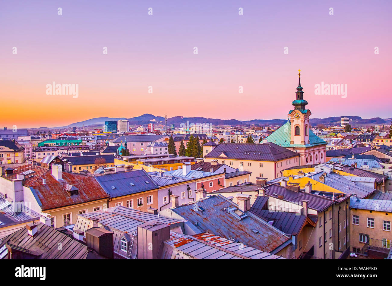 Linzergasse with st sebastian church hi-res stock photography and ...