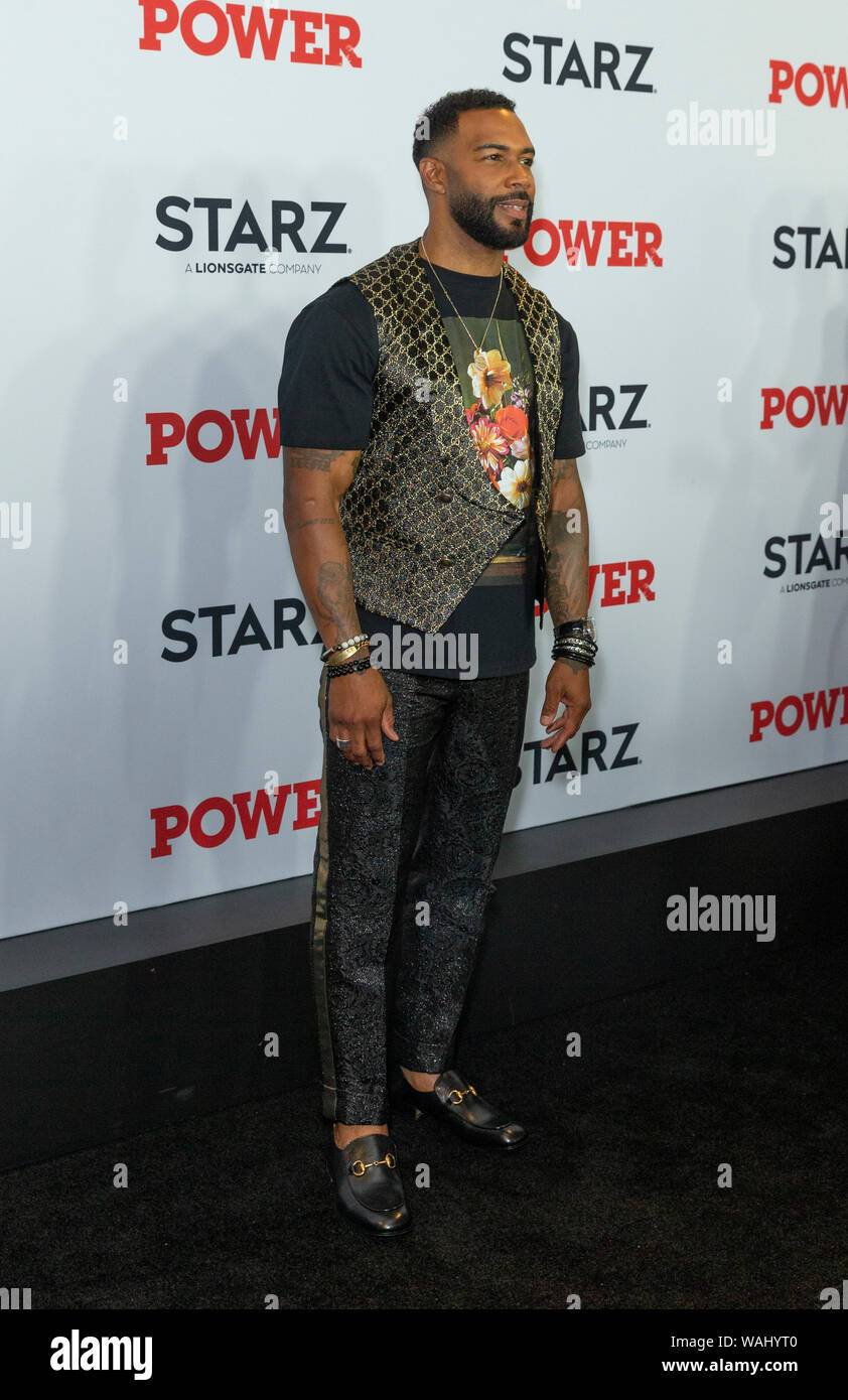 New York, NY - August 20, 2019: Omari Hardwick attends STARZ Power ...