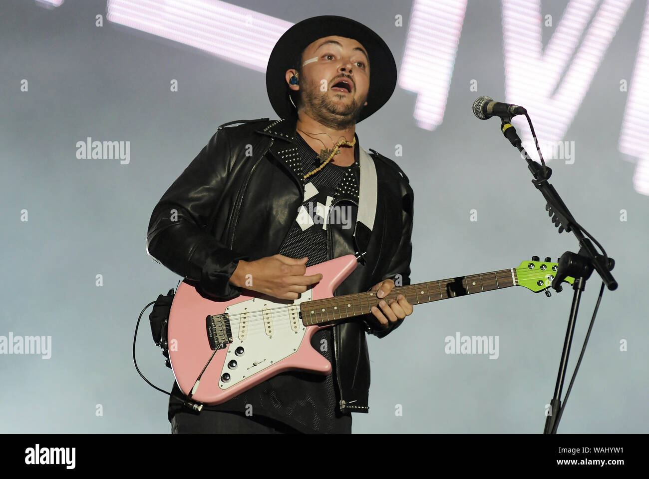 Rio de Janeiro, September 17, 2017. Guitarist Eli Maiman of the band ...
