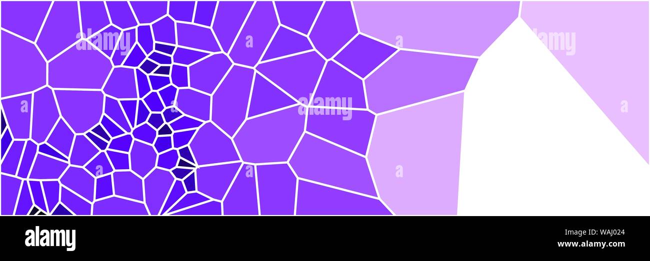 Stained glass colorful voronoi polygonal algorithm background, vector ...