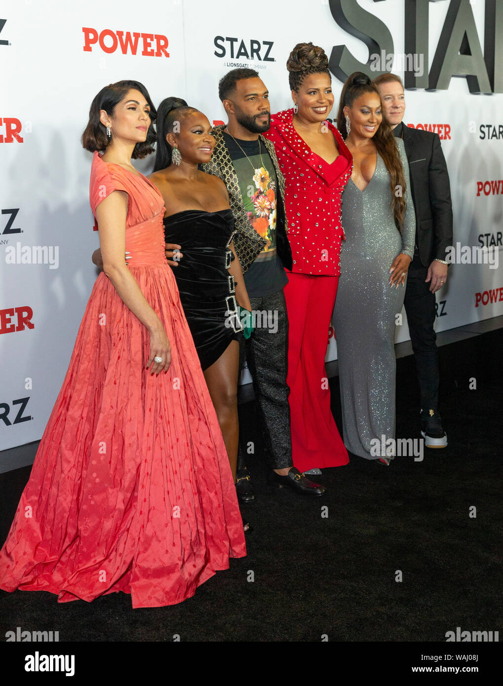 New York, NY - August 20, 2019: Main cast attends STARZ Power Season 6 ...