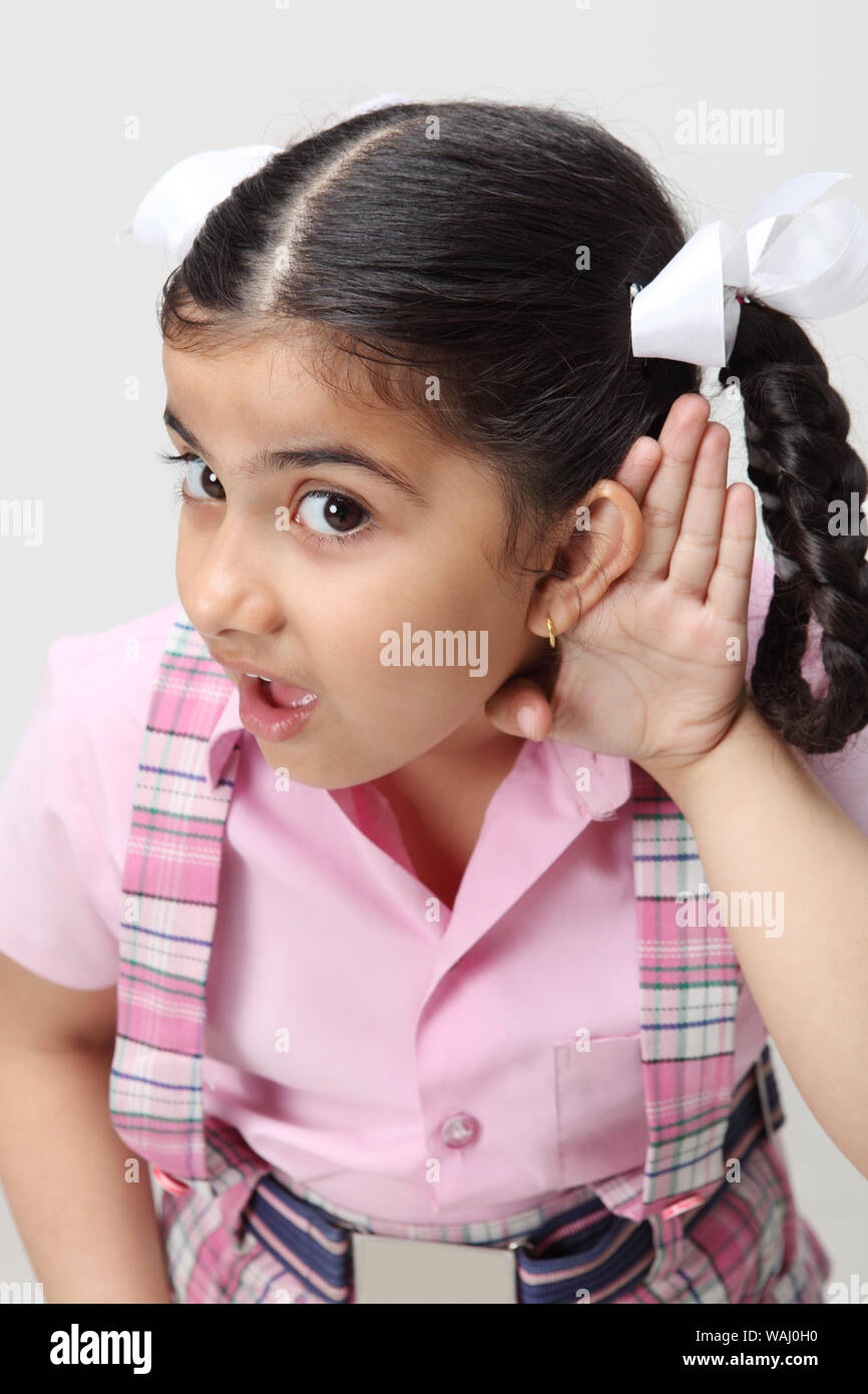 Listen carefully children hi-res stock photography and images - Alamy