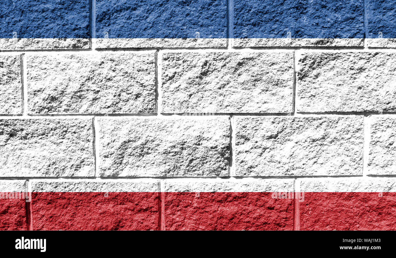 Flag of Crimea close up painted on a cracked wall Stock Photo - Alamy